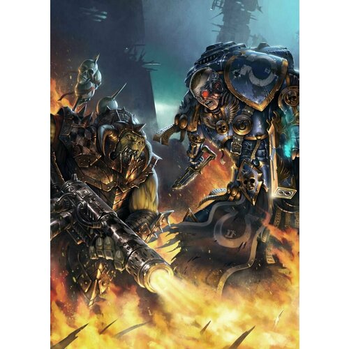 Плакат, постер на бумаге Warhammer/Вархаммер. Размер 21 на 30 см