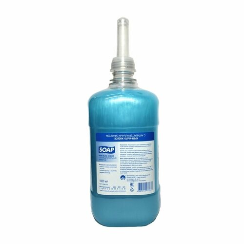 Картридж одноразовый с жидким мылом-кремом Флородель S1, антибактериальный эффект, 1000мл, 6шт.