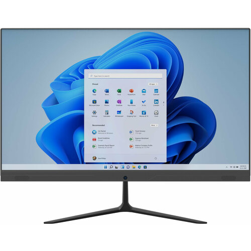 IRu Моноблок IRU P231 23.8" Full HD Cel N4020 (3.6) 8Gb SSD256Gb Windows 11 Professional GbitEth WiFi BT 120W Cam черный 1920x1080