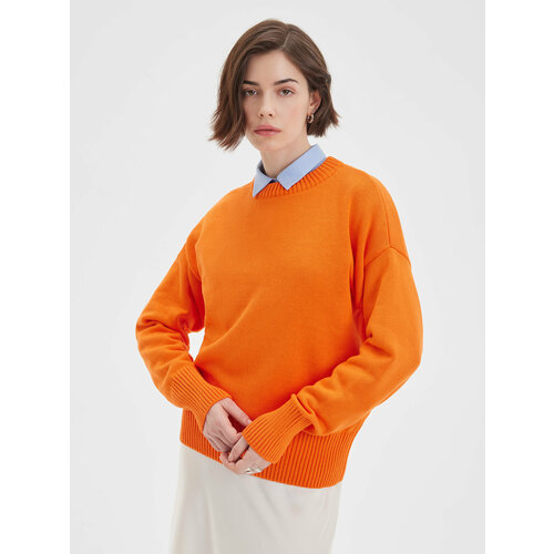 Джемпер KIVI CLOTHING, размер 48-52, оранжевый
