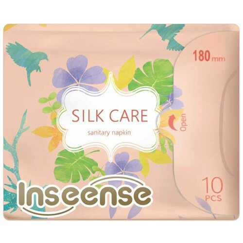 Прокладки Inseense Silk Care гигиенические ежедневные с крылышками 10шт х1шт