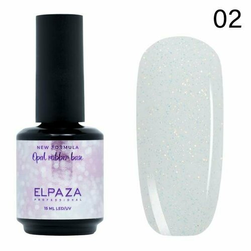 База Elpaza (Эльпаза) Opal Rubber Base 02, 15 мл