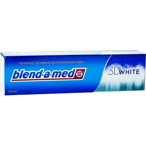 Blend-a-med / Зубная паста Blend-a-med 3D White 100мл 2 шт