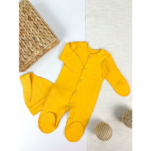 Комплект одежды Carrot, размер 55/62, желтый