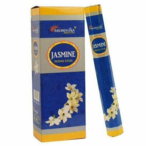 Благовония палочки ароматические "жасмин" (Aromatika, Jasmine, 20 палочек)