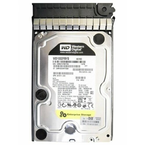 Жесткий диск HP 507515-002 1Tb SATAIII 3,5" HDD