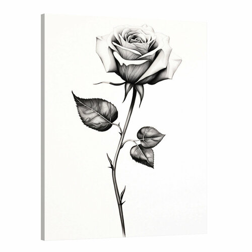 Интерьерная картина 50х70 "Розы в полете"