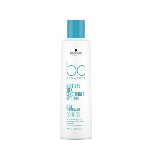 Schwarzkopf Professional Bonacure Moisture Kick Кондиционер смываемый для сухих, нормальных и вьющихся волос, 200 мл