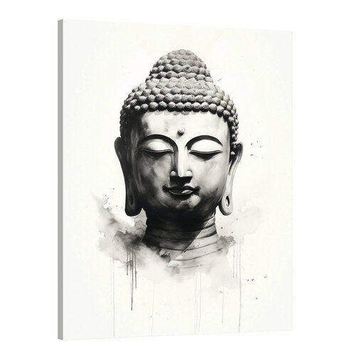 Интерьерная картина 50х70 "Будда: искусство духовного просветления"
