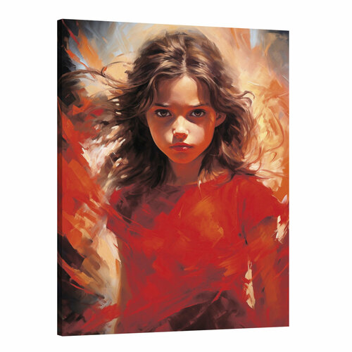 Интерьерная картина 50х70 "Девочка"
