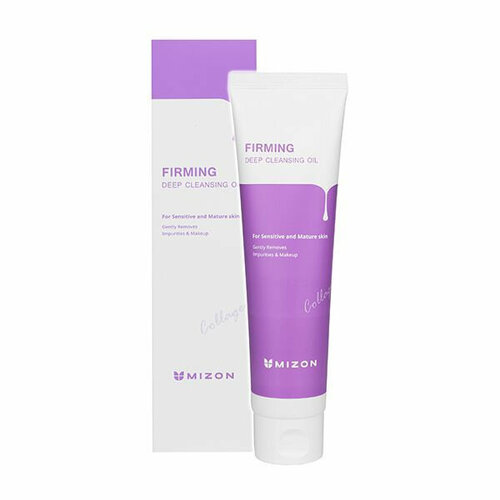 Масло для лица очищающее укрепляющее с коллагеном MIZON FIRMING DEEP CLEANSING OIL 150G