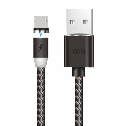 Кабель USB - микро USB FaisON FK-780 UNO, 1.0м, 2.1A, цвет: чёрный