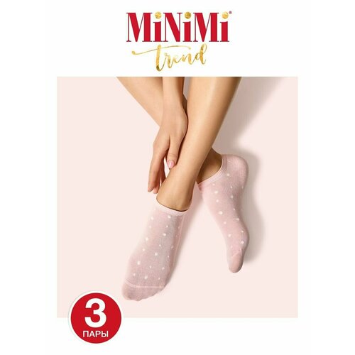 Носки MiNiMi, 3 пары, размер 39-41 (25-27), розовый