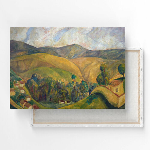 Картина на холсте, репродукция / Диего Ривера - Landscape / Размер 30 x 40 см