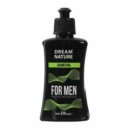 Dream Nature Шампунь для волос Dream Nature для мужчин с экстрактом водорослей, 250 мл