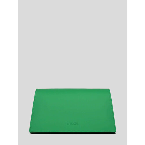 Сумка кросс-боди BASCONI DB23001B25, фактура гладкая, зеленый