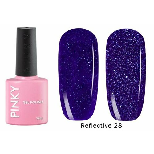 Гель-лак PINKY (Пинки) Reflective 28, 10 мл