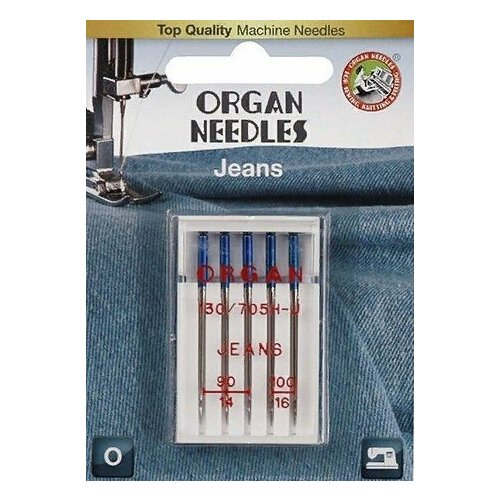 Иглы ORGAN джинсовые 5/90-100 Blister