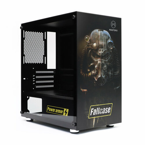 Корпус Mastero FallCaseV2 mATX, Mini-Tower, без БП черный (MST-GCM-01-FCV2)