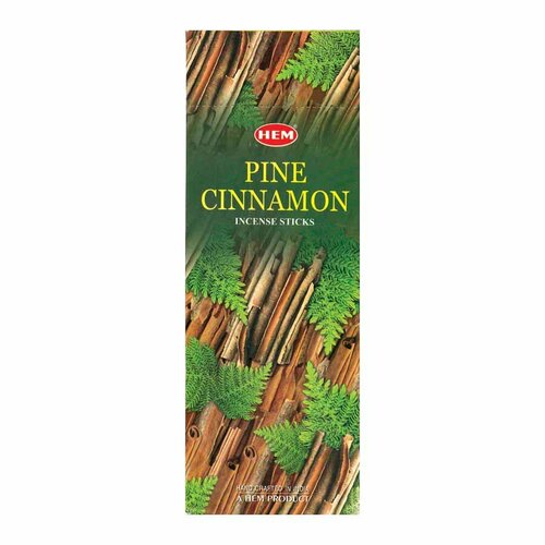 Hem Incense Sticks PINE CINNAMON (Благовония сосна корица, Хем), уп. 20 палочек.