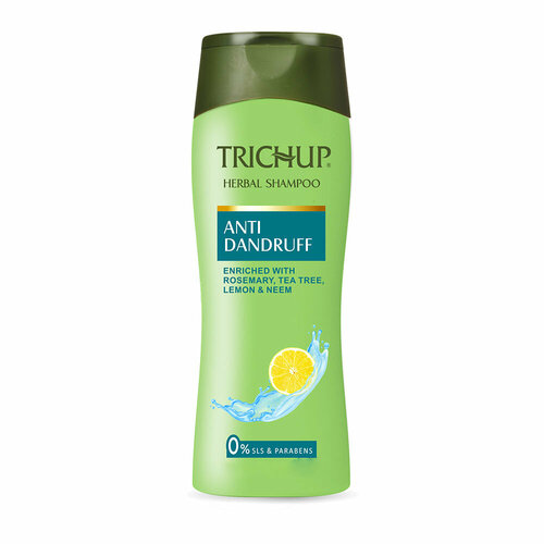 Trichup Shampoo ANTI DANDRUFF, Vasu (Тричуп Шампунь против перхоти, Васу), зеленая бутылка, 400 мл.