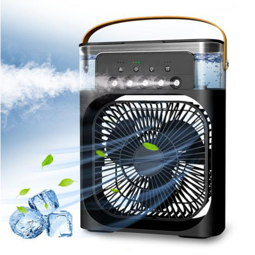Настольный вентилятор, увлажнитель, мини-кондиционер Mini Cooling Fan, черный