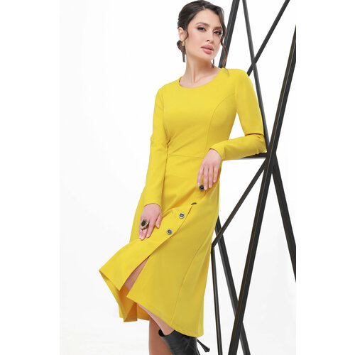 Платье DStrend, размер 46, желтый