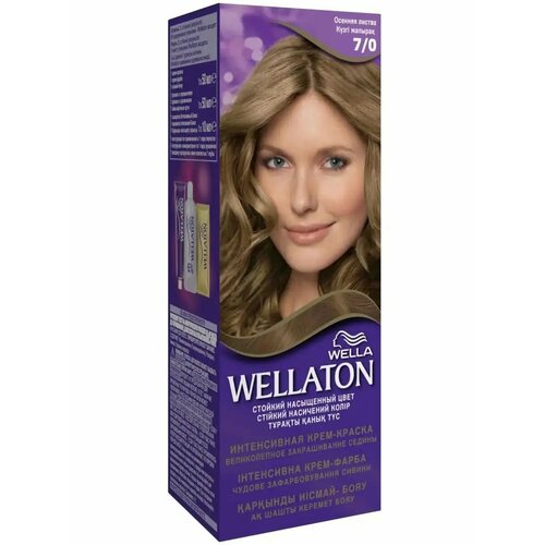 WellaTON крем-краска для волос 7,0 - 3 штуки
