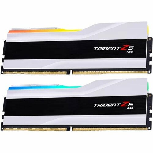 Оперативная память 32GB (2x16GB) G.SKILL TRIDENT Z5 RGB (F5-6000J3636F16GX2-TZ5RW), DDR5, 6000MHz, CL36 (36-36-36-96), 1.35V, White