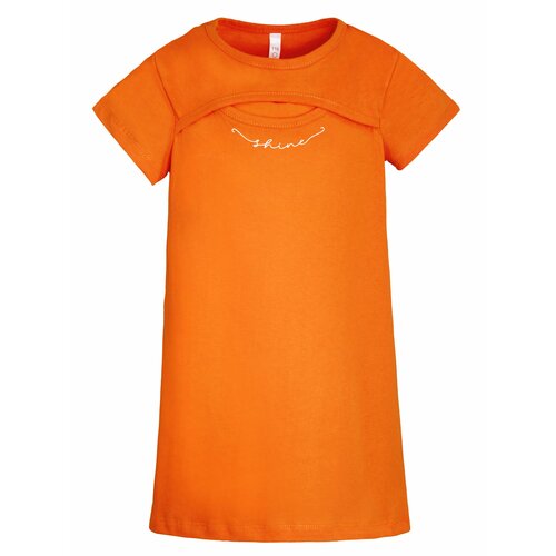 Школьное платье ИНОВО, размер 122, оранжевый