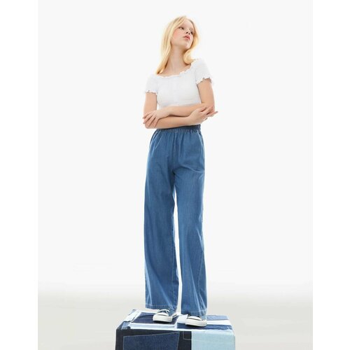 Джинсы  Gloria Jeans, размер 7-8л/128 (32), синий