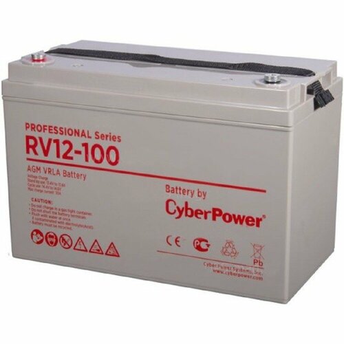 CyberPower батареи/комплектующие к ИБП CyberPower Аккумуляторная батарея RV 12-100 / 12 В 100 Ач