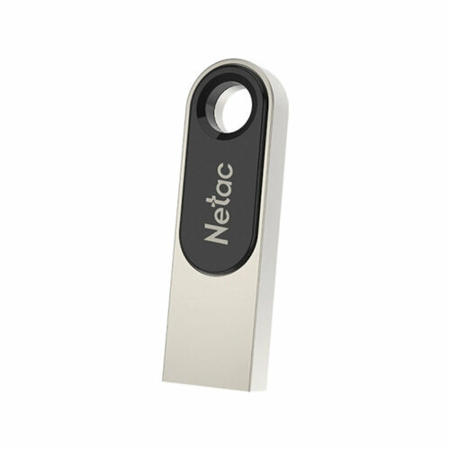 Флеш-диск 16 GB NETAC U278, USB 2.0, металлический корпус, серебристый/черный, NT03U278N-016G-20PN упаковка 2 шт.