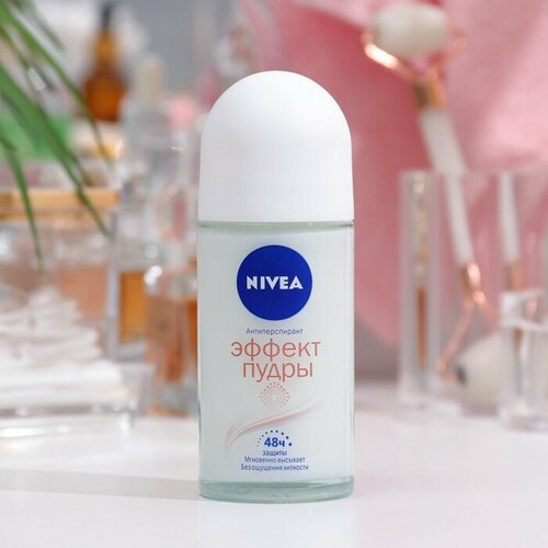 Антиперспирант Nivea «Эффект пудры», женский, шариковый, 50 мл