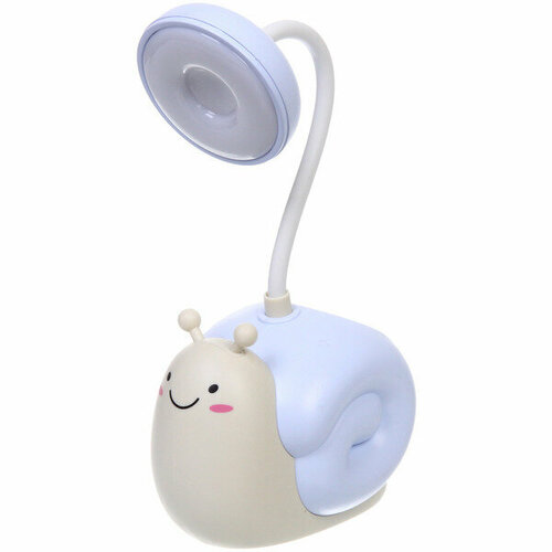 Настольная лампа «Sweet - Snail» 8.5*13*29 см LED, USB 0.6-4.2W 5V, Голубой