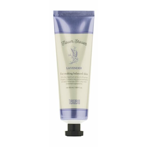 Крем для рук и ногтей с ароматом лаванды / Tenzero Flower Shower Hand & Nail Cream Lavender