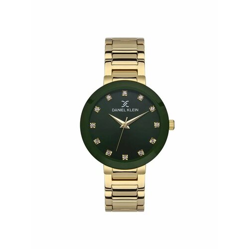 Наручные часы Daniel Klein, зеленый, золотой