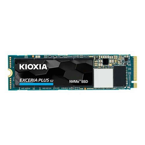 SSD-диск "KIOXIA M.2" емкостью 500ГБ, черного цвета, форм-фактор M.2