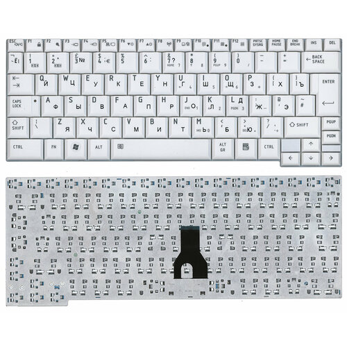 Клавиатура для Toshiba Portege R603 белая