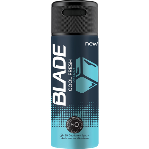 Дезодорант-спрей мужской BLADE Deo cool fresh, 150мл