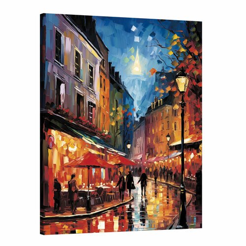 Интерьерная картина 50х70 "Парижская грация"