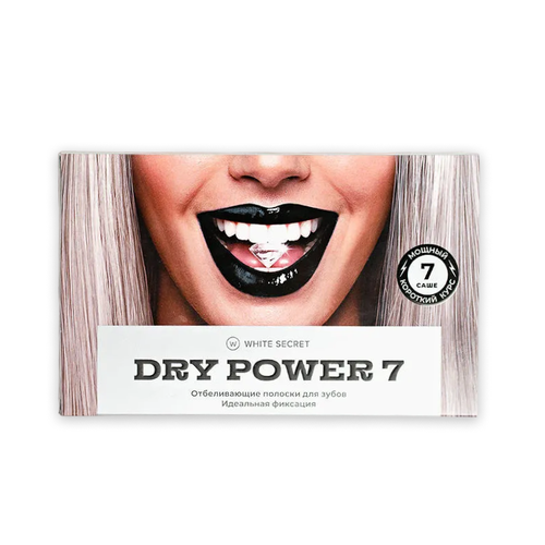 Отбеливающие полоски White Secret Dry Power 7, 7 пар