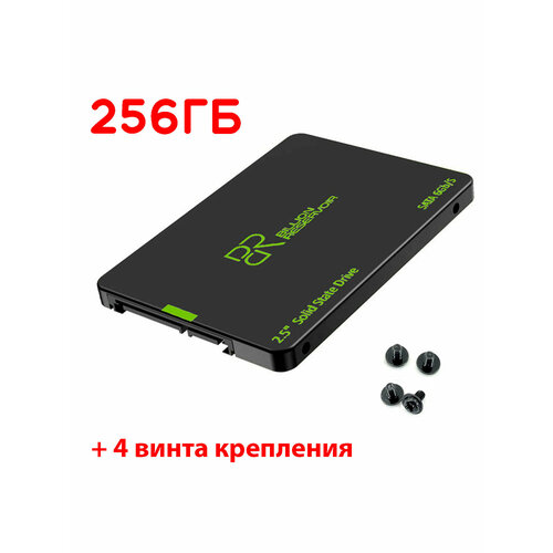 256 ГБ Внутренний SSD диск Billion Reservoir 2.5" SATA3 (J11-256GB-B) + 4 винта крепления