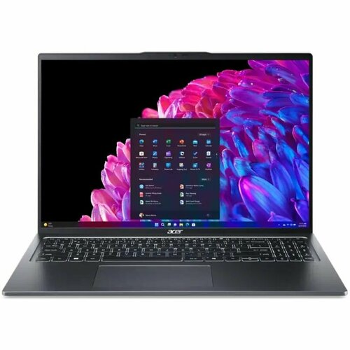 Ноутбук Acer SWIFT GO SFG16-72-790F, 16" (2560x1600) IPS/Intel Core Ultra 7 155H/16 ГБ DDR5/1024 ГБ SSD/Intel Arc Graphics/Windows 11 Home, Черный (NX. KUBCD.001)