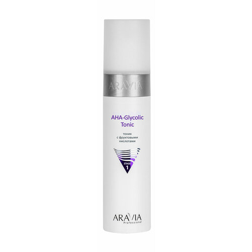 ARAVIA PROFESSIONAL Тоник для лица AHA-Glycolic Tonic с фруктовыми кислотами, 250 мл