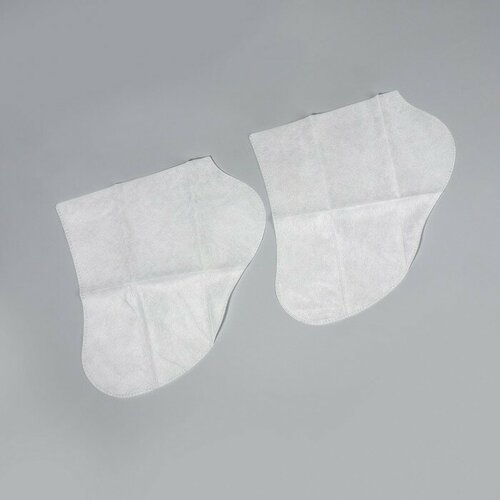 Носочки для парафинотерапии, нетканый материал, одноразовые, ONE SIZE, цвет белый