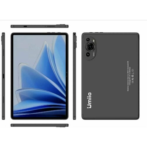 Планшет Umiio P60 с экраном 10,1 дюймов, 6ГБ/128ГБ, Android 12, Синий