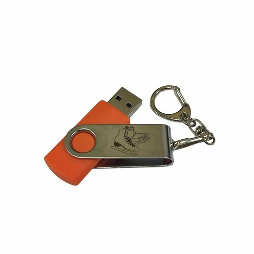 USB-флеш-накопитель фигурное катание флешка для фигуриста оранжевая 4GB