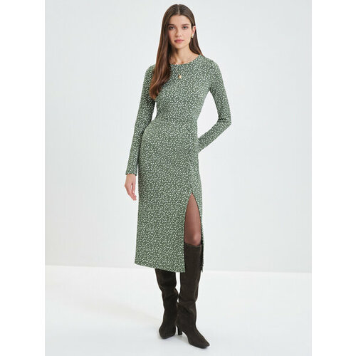 Платье Zarina, размер L (RU 48)/170, зеленый
