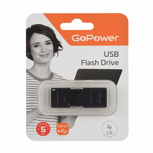 Флеш-накопитель GoPower SLIDER 00-00025961 Флеш-накопитель 00-00025961